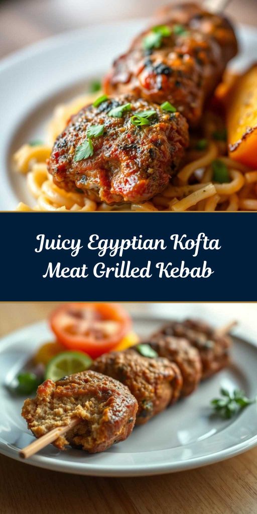 Juicy Egyptian Kofta Meat Grilled Kebab – Alchemicbites