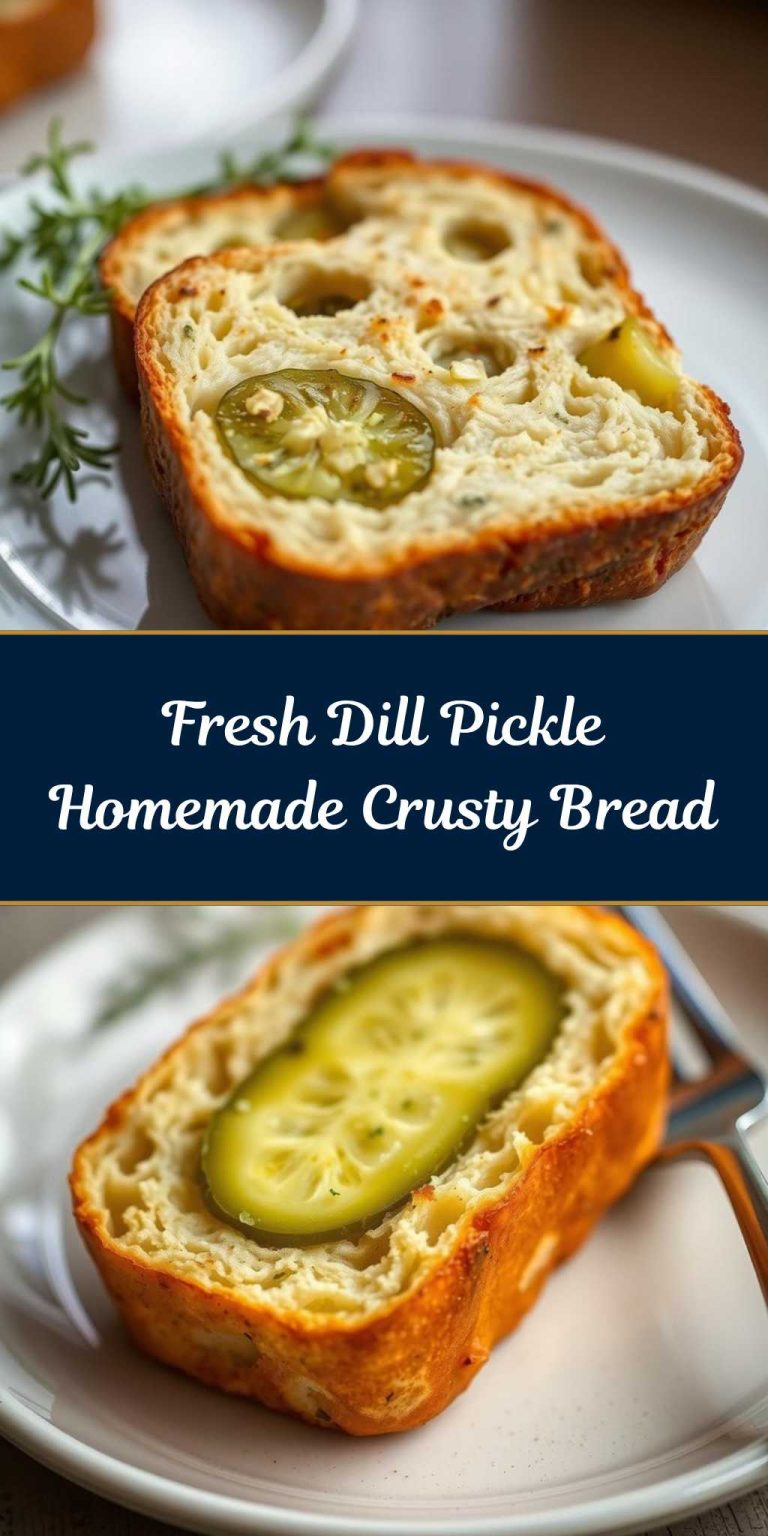 Fresh Dill Pickle Homemade Crusty Bread – Alchemicbites