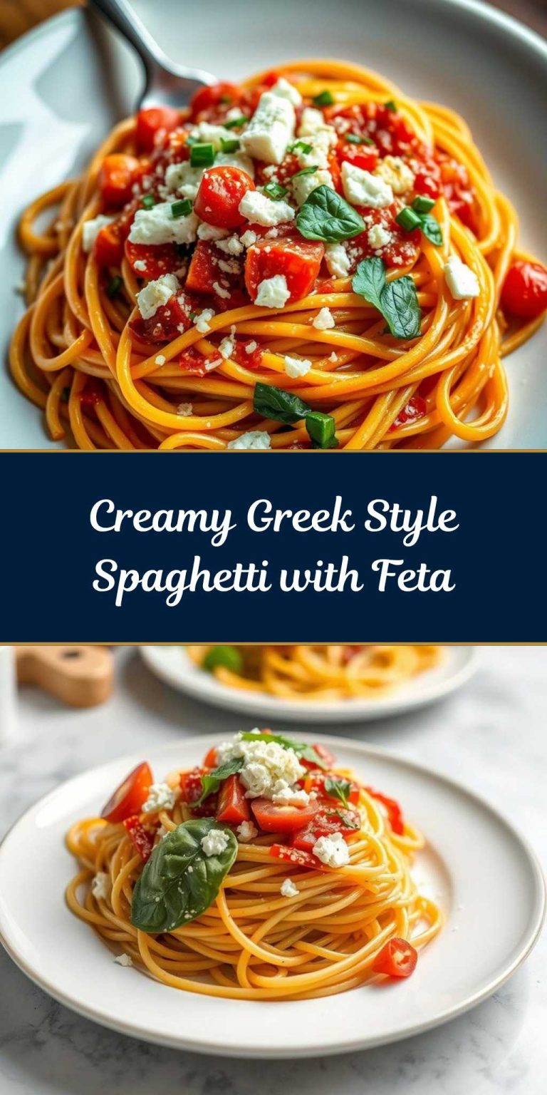 Creamy Greek Style Spaghetti with Feta – Alchemicbites