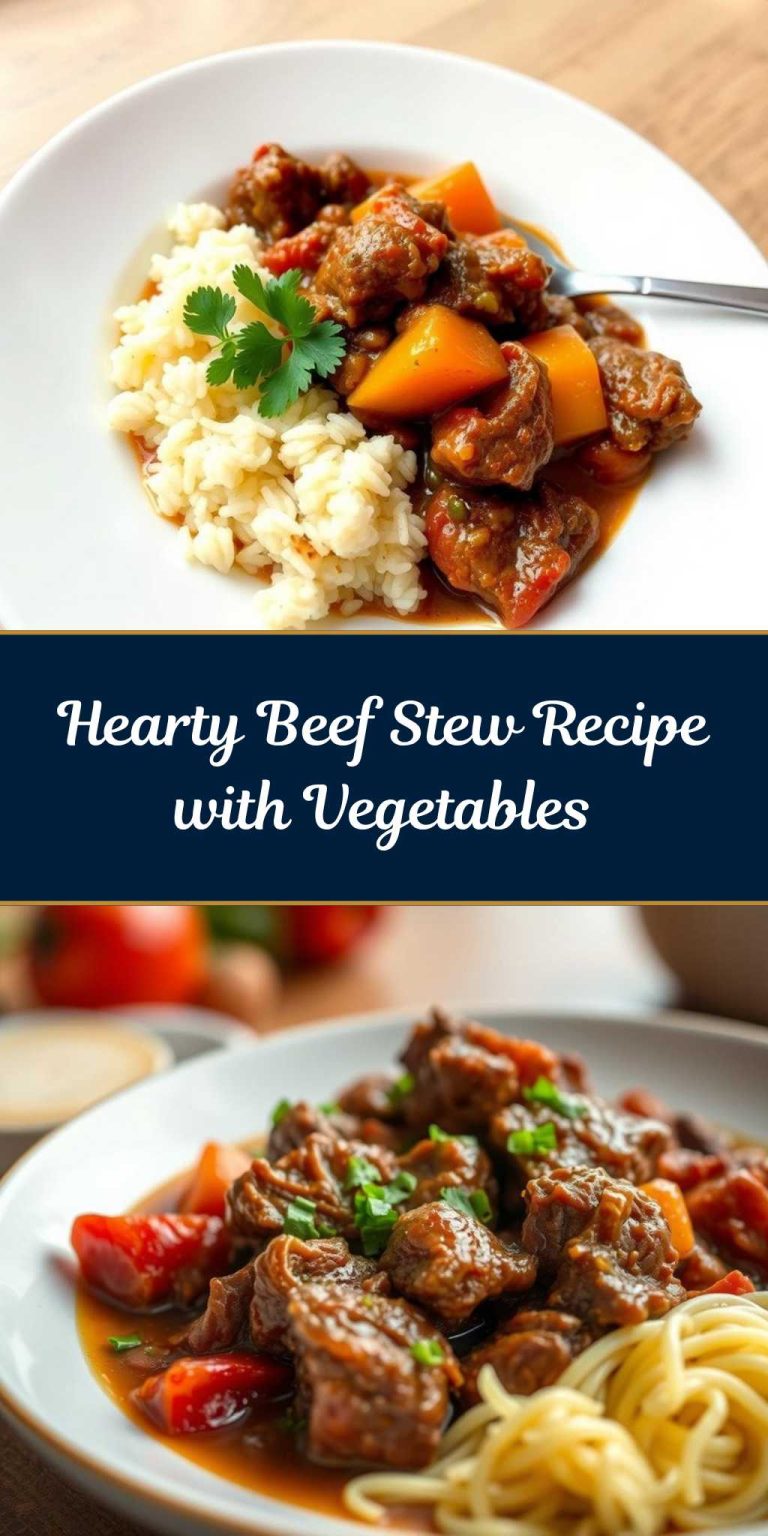 Hearty Beef Stew Recipe with Vegetables – Alchemicbites