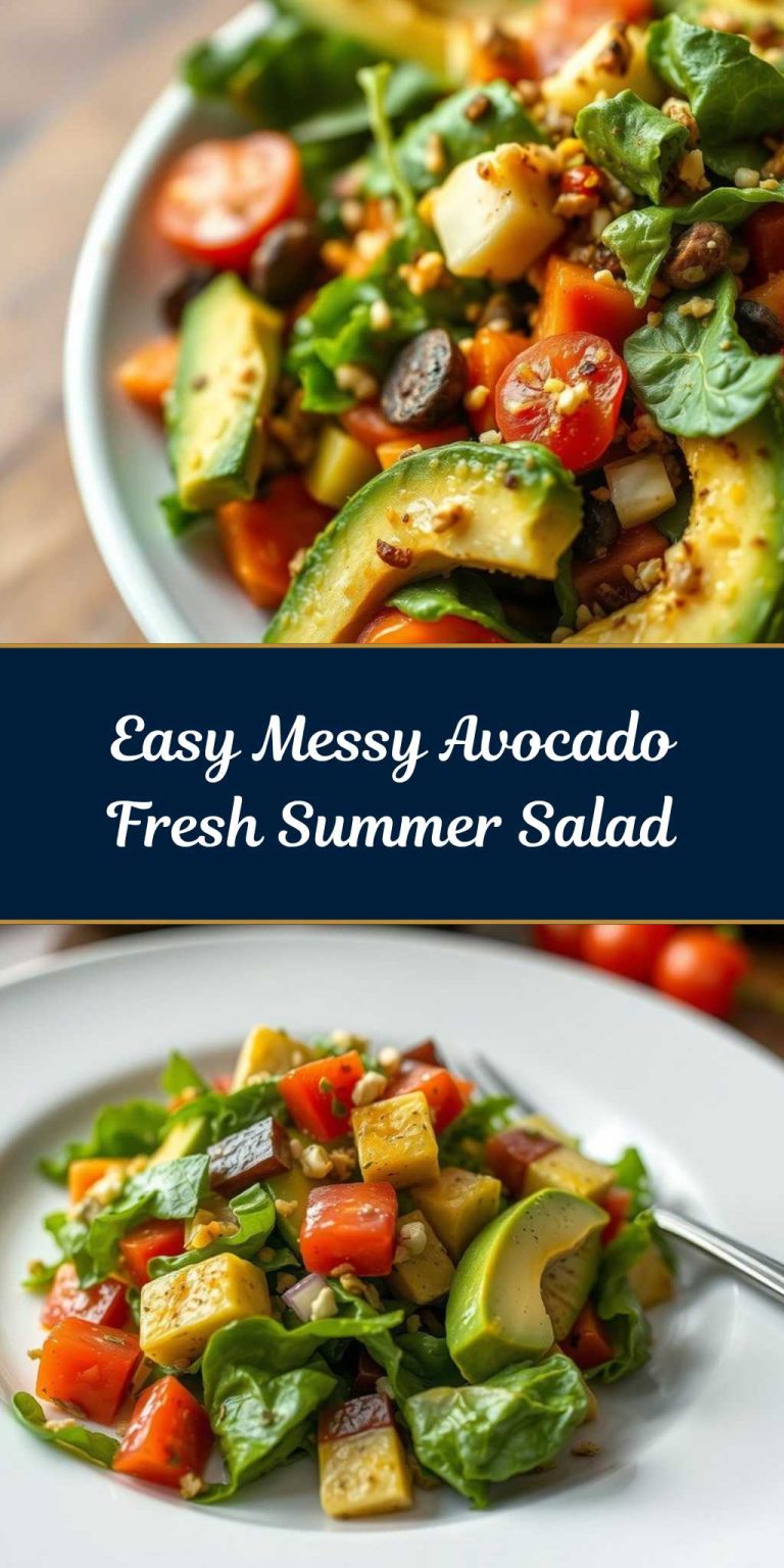 Easy Messy Avocado Fresh Summer Salad – Alchemicbites