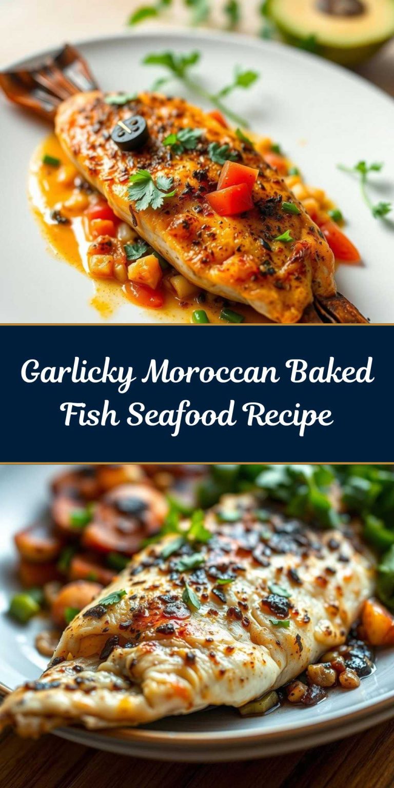 Garlicky Moroccan Baked Fish Seafood Recipe – Alchemicbites