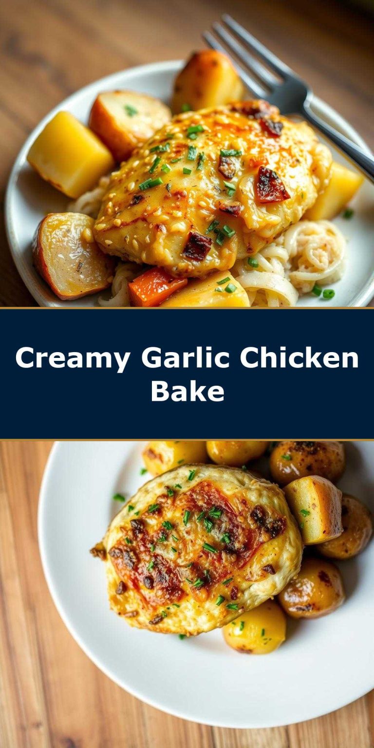 Creamy Garlic Chicken Bake – Alchemicbites