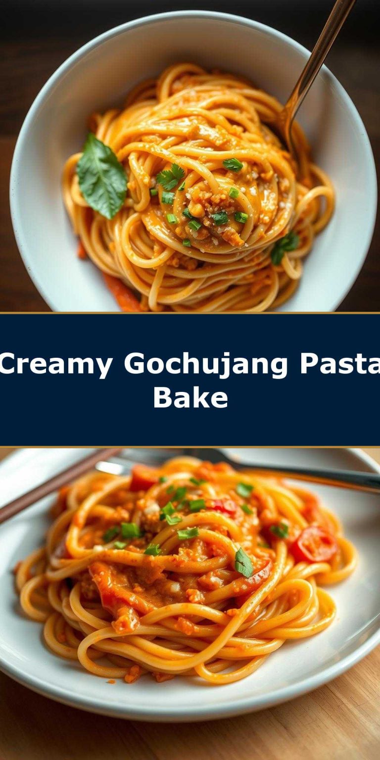 Creamy Gochujang Pasta Bake – Alchemicbites