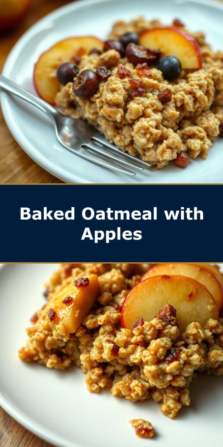 Baked Oatmeal with Apples – Alchemicbites