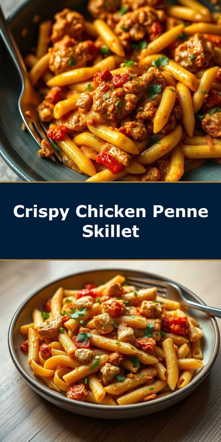 Crispy Chicken Penne Skillet – Alchemicbites