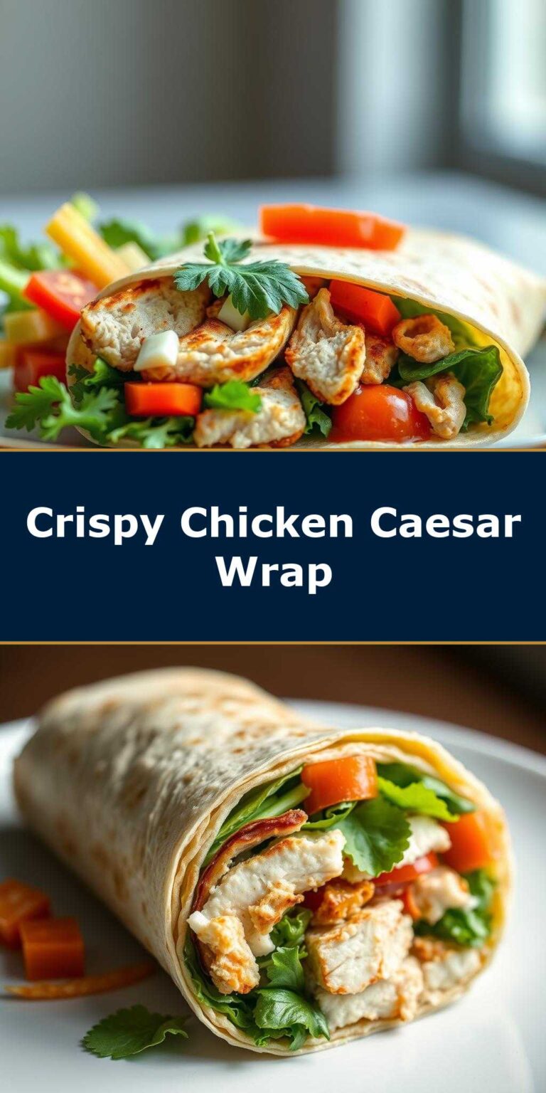 Crispy Chicken Caesar Wrap – Alchemicbites