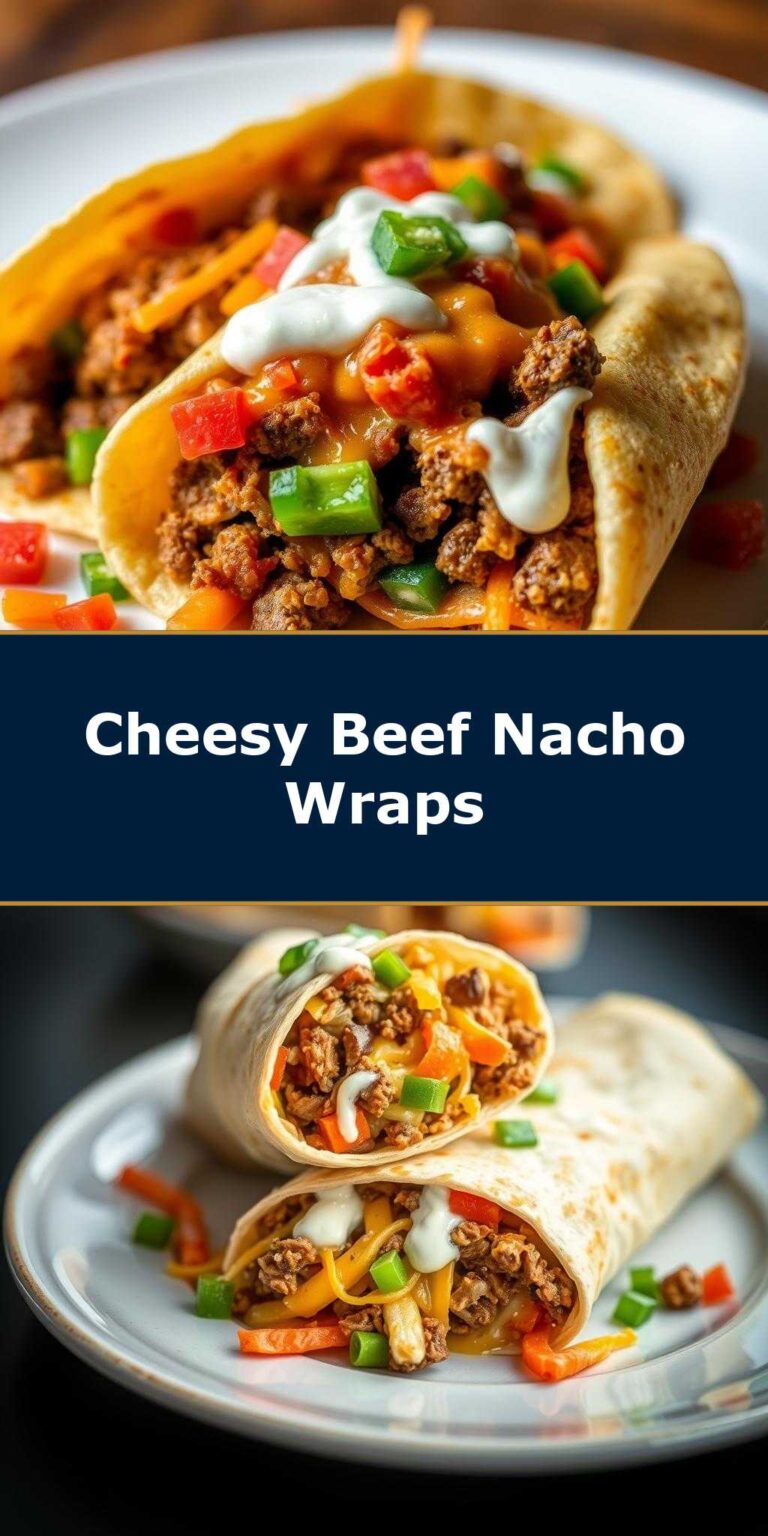 Cheesy Beef Nacho Wraps – Alchemicbites